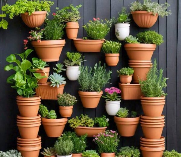 Stacked Flower Pots Designs: Simple Tips for Beginners