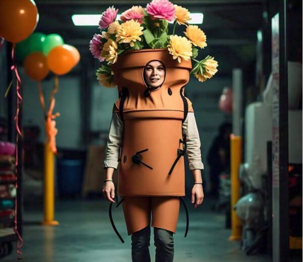 Flower Pot Costume: Easy to Make, Fun to Wear